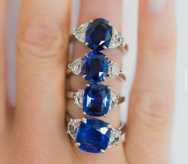 Sapphire, Emerald and Ruby Rings – Laura Pearce Ltd.